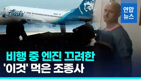 영상 비행 중 엔진 끄려고 한 조종사알고보니 이틀 전 환각버섯 한국일보 애틀랜타
