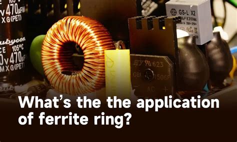 What Is Ferrite Ring In Electronic Circuit Ibe Electronics