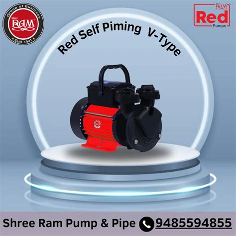 0 5 Hp Shree Ram Red Self Priming Pump V Type At Rs 9200 Piece In
