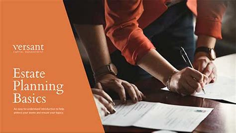 Estate Planning Basics Versant