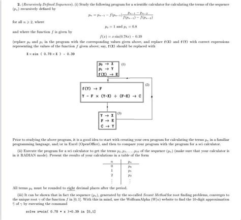 Solved Recursively Defined Sequences I Study The Chegg