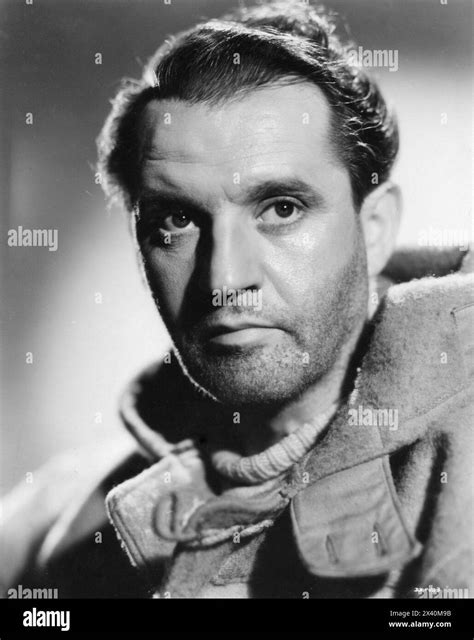A Portrait Of British Actor Eric Portman In We Dive At Dawn 1943 Director Anthony Asquith