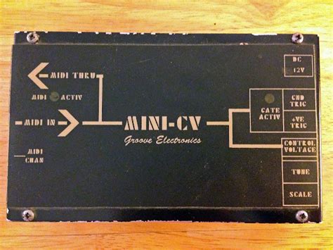 MATRIXSYNTH Groove Electronics MINI CV MIDI To CV Converter