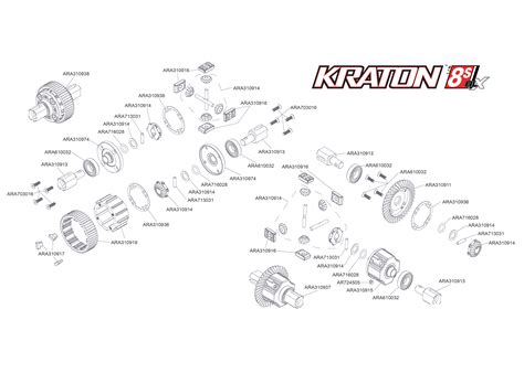 Kraton New Updated Diagram For Exb Rear Diff Arrma Rc 44 Off