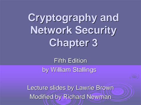 Solution Chapter 3 Block Ciphers And The Data Encryption Standard