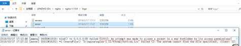 Nginx Error An Attempt Was Made To Access A Socket In A Way