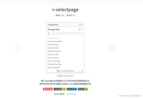 Vue2中详细使用v Selectpage插件的流程 Csdn博客
