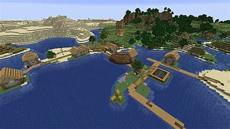 The 15 Best Minecraft Seeds With Villages Slide 11 Minecraft