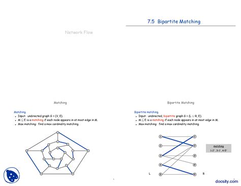 Bipartite Matching And Max Flow Proof Of Correctness And Applications