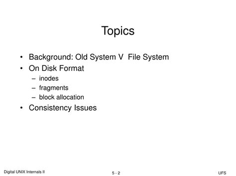 ppt unix file system ufs powerpoint presentation free download