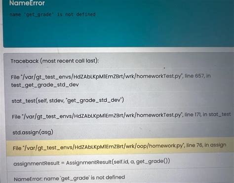Solved Attributeerror Type Object Student Has No Attibute Chegg