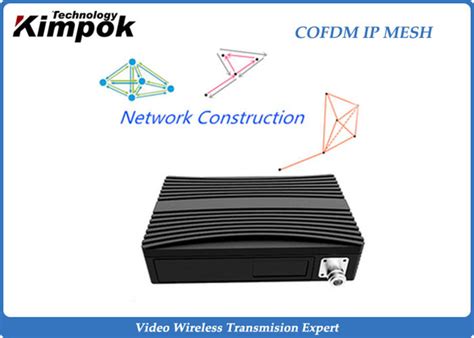 Nodes Ethernet IP Mesh Radio COFDM Full Duplex For UAV DC V