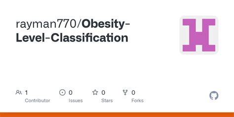 Github Rayman770obesity Level Classification