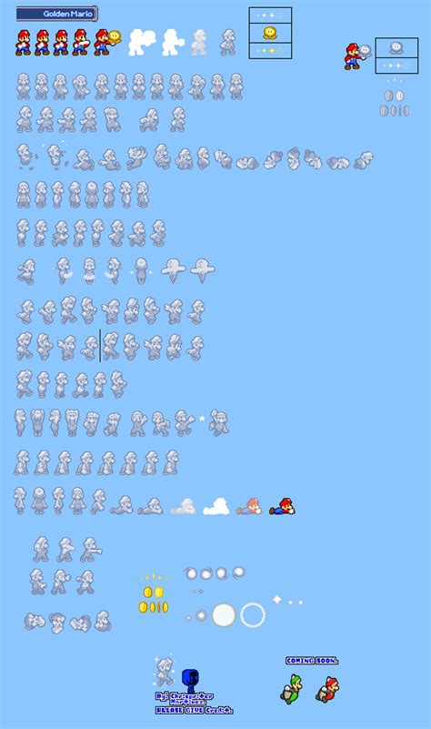 Mlss Silver Mario Sprites Sheet By Pxlcobit On Deviantart