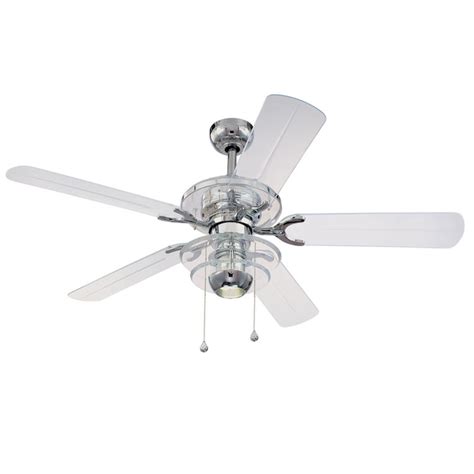 Harbor Breeze 52 Chrome Ceiling Fan In The Ceiling Fans Department At
