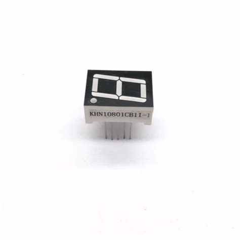 0 8 Inch Single Digit Led 7 Seg Display Common Anode Display Yellow