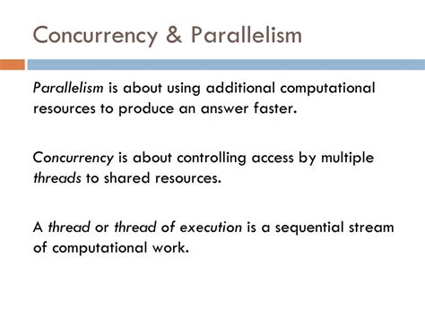 Threads, Concurrency, and Parallelism - ppt download