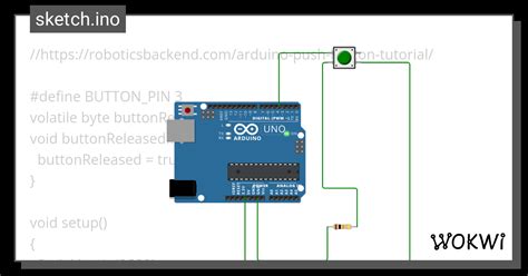 Interrupts With The Push Button Wokwi ESP32 STM32 Arduino Simulator