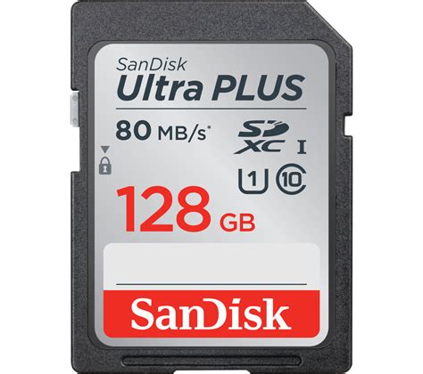 SANDISK Ultra Plus Class SD Memory Card GB Deals PC World
