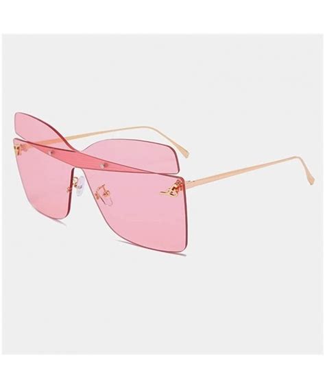 Oversize Diva Oceanic Lens Oversize Butterfly Bat Shape Sunglasses