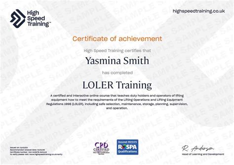 Loler Training Online Course Cpd Accredited