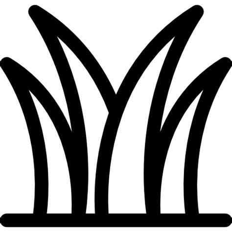 Grass Basic Rounded Lineal Icon