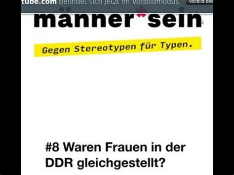 NR8 Frauen in der DDR Männer sein Gegen Stereotypen für Typen