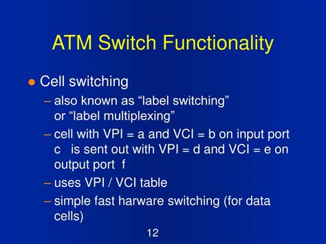 Ppt Atm Switching An Overview Powerpoint Presentation Free Download Id612996