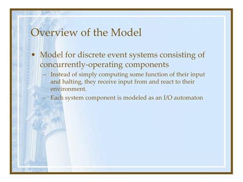 Ppt Introduction To Inputoutput Automata And Composition Techniques Powerpoint Presentation