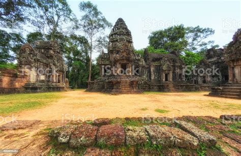 캄보디아 아시아 앙코르 사원 단지에 있는 차우 세이 테보다 사원 Unesco 조직된 단체에 대한 스톡 사진 및 기타 이미지