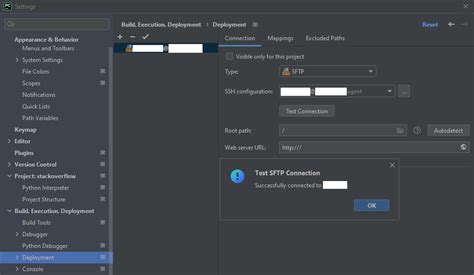 Python Opening Remote Project In Pycharm Stack Overflow