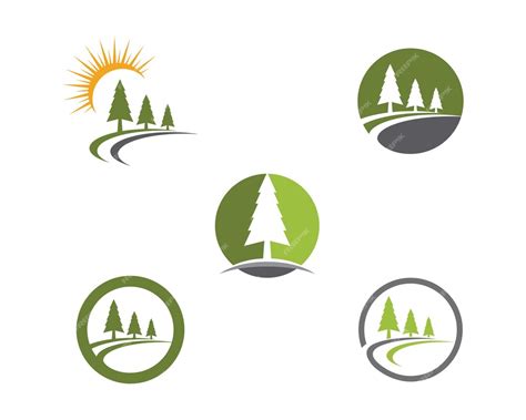 Premium Vector Cedar Tree Logo Template