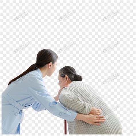 지팡이로 할머니를 돕는 보호자 이미지 사진 401680492 무료 다운로드