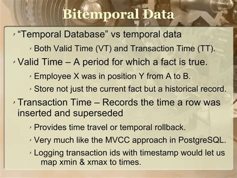 Temporal Data Pdf Databases Computer Software And Applications