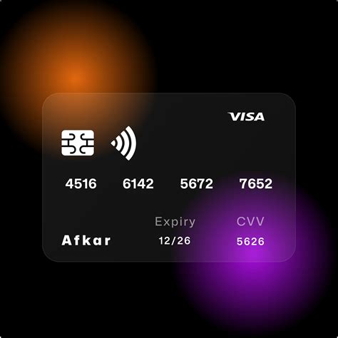 Credit Card Glassmorphism Behance