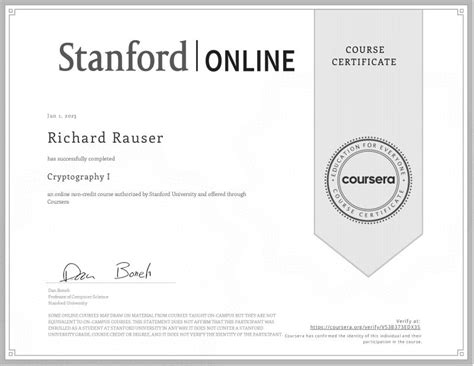 Just Completed Stanford Universitys Cryptography I Course On Coursera