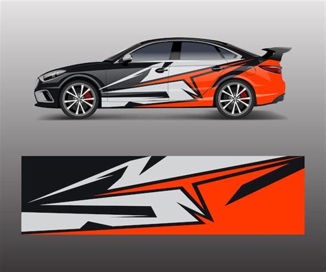 Design De Envelopamento De Carro Para Carro Esportivo Design De Envelopamento De Carro Para