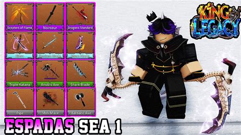 COMO CONSEGUIR TODAS LAS ESPADAS DEL SEA 1 EN KING LEGACY 2025 Roblox