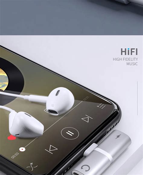 Accezz 2 в 1 аудио зарядный адаптер для Iphone X Xs Xr Max 7p 8p освещение наушников Aux кабель