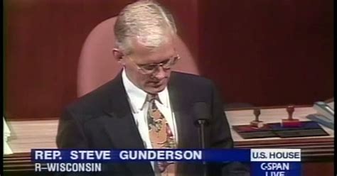 Rep Steve Gunderson R Wi House Floor Remarks On Defense Of Marriage