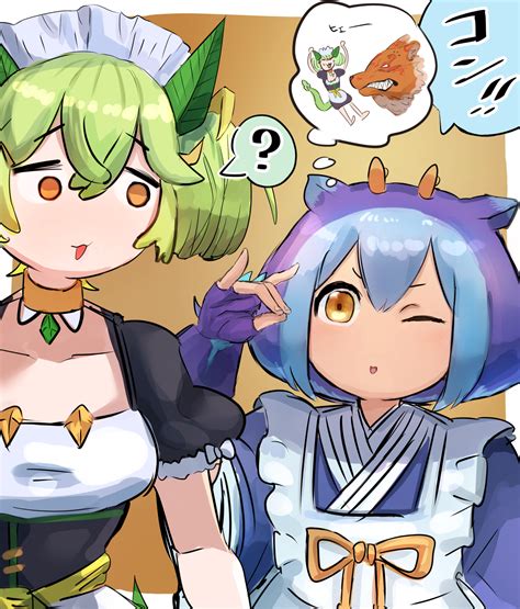 Laundry Dragonmaid Parlor Dragonmaid And Fox Devil Yu Gi Oh And 1