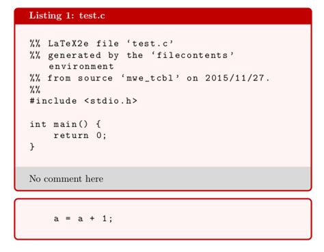 It Is Possible To Define Styles In Tcolorbox Listings Tex Latex