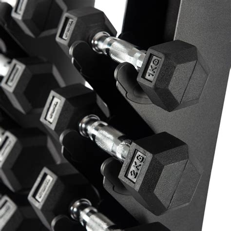 Set Taurus Hexagonal 1 10 kg incl rack à haltères Taurus Fitness
