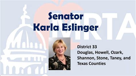 Senator Karla Eslinger Addresses Mrta For Legislative Day 2023 Youtube