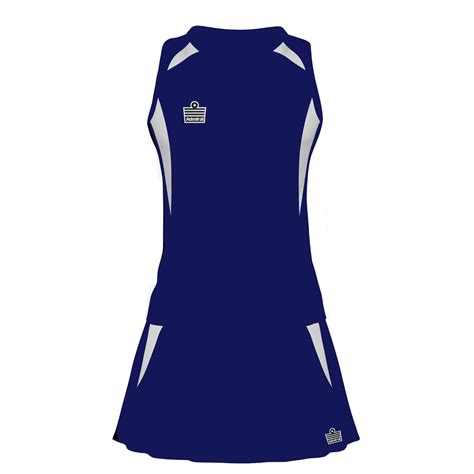 Admiral Emma Full Netball Kit Navy White Poobie Naidoos