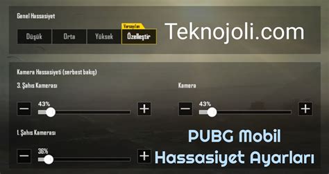 PUBG Mobil Hassasiyet Ayarları Dünyanın En İyi Hassasiyet Ayarları