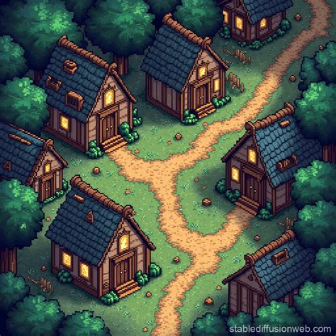 Fantasy Witch Town Tileset For Rpg Maker Mv Stable Diffusion Online