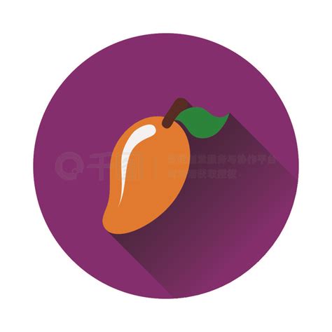 芒果在 Ui 颜色中的平面设计图标。矢量图。模板免费下载eps格式1000像素编号41816557 千图网