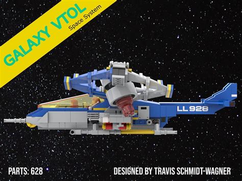 Lego Moc 10497 Alt Build Galaxy Vtol Comet Duster By Camobricktape