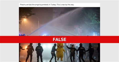 Fact Check Real Video Of Pikachu Protester In Turkey Followed By Ai Fakes Online Reuters